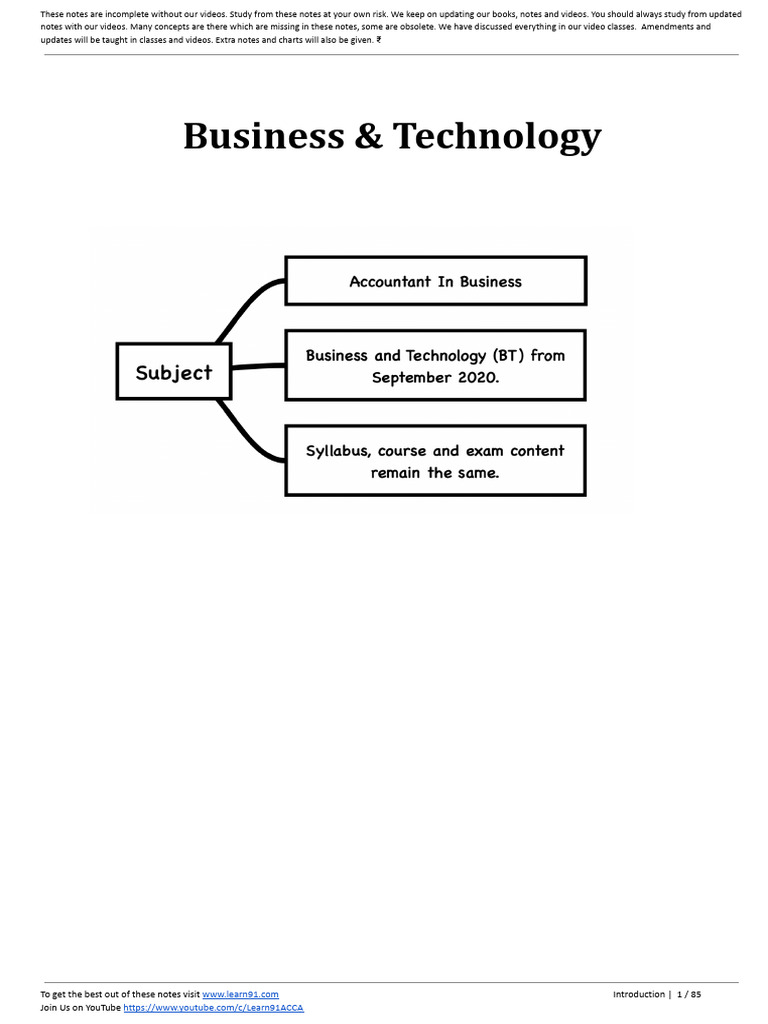 BT Full Notes | PDF