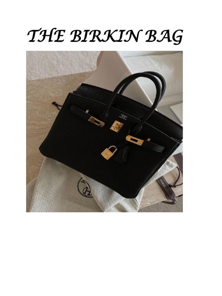 The Birkin Bag-1 | PDF