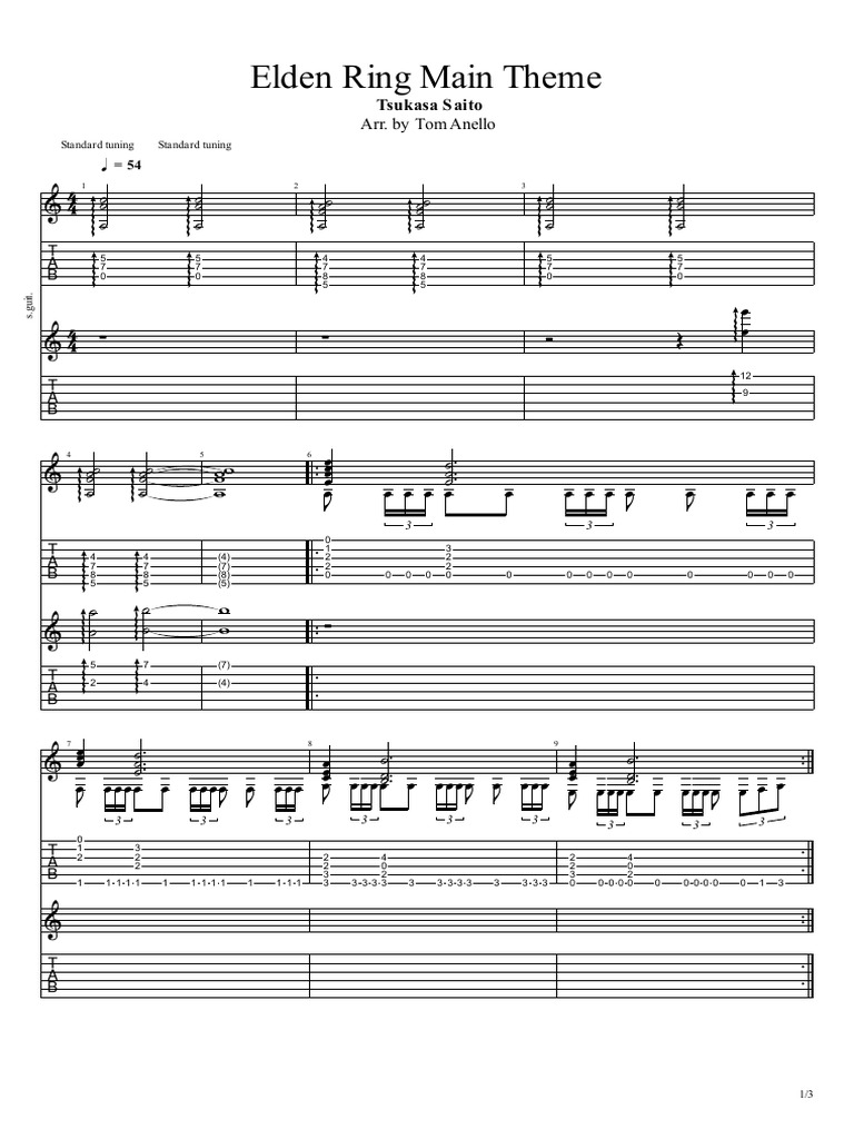 Elden+Ring+Main+Theme | PDF