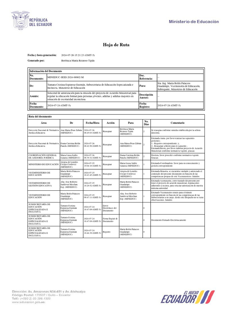 Ja de Ruta Mineduc-seei-2024-00902-M-Aprobado Viceministrade EducaciÓ-s ...