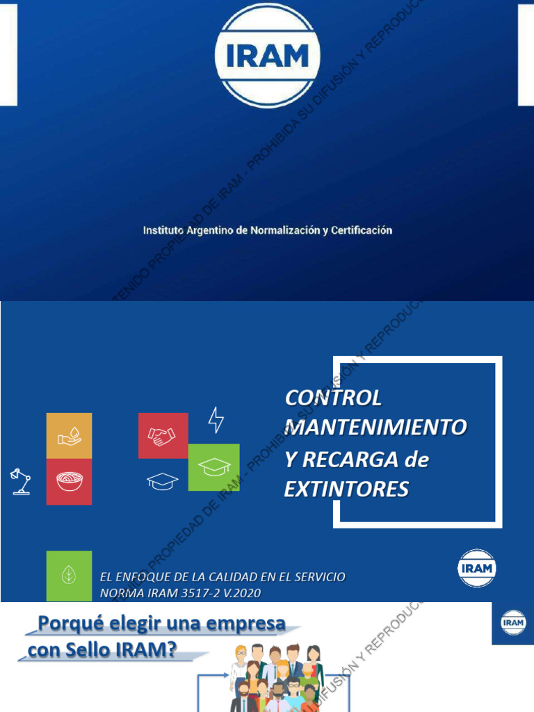 RESUMEN SERVICIOS IRAM | PDF