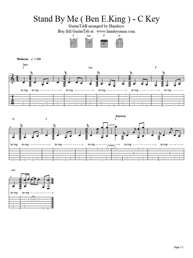 Ben E King - Stand by Me | PDF