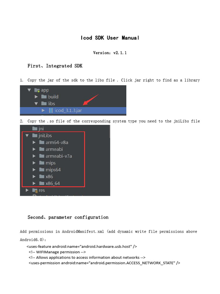 Icod SDK User Manual | PDF