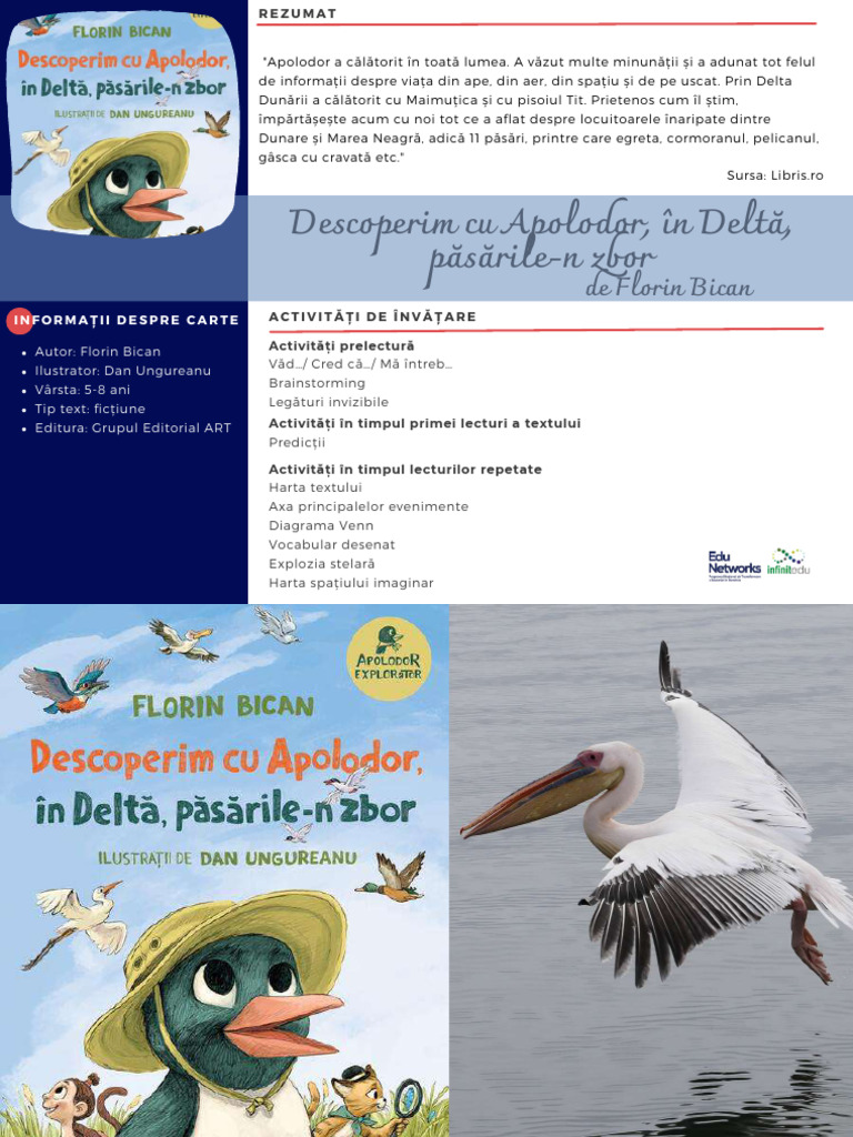 Clasa A II A - Descoperim Cu Apolodor in Delta Pasarile N Zbor ...