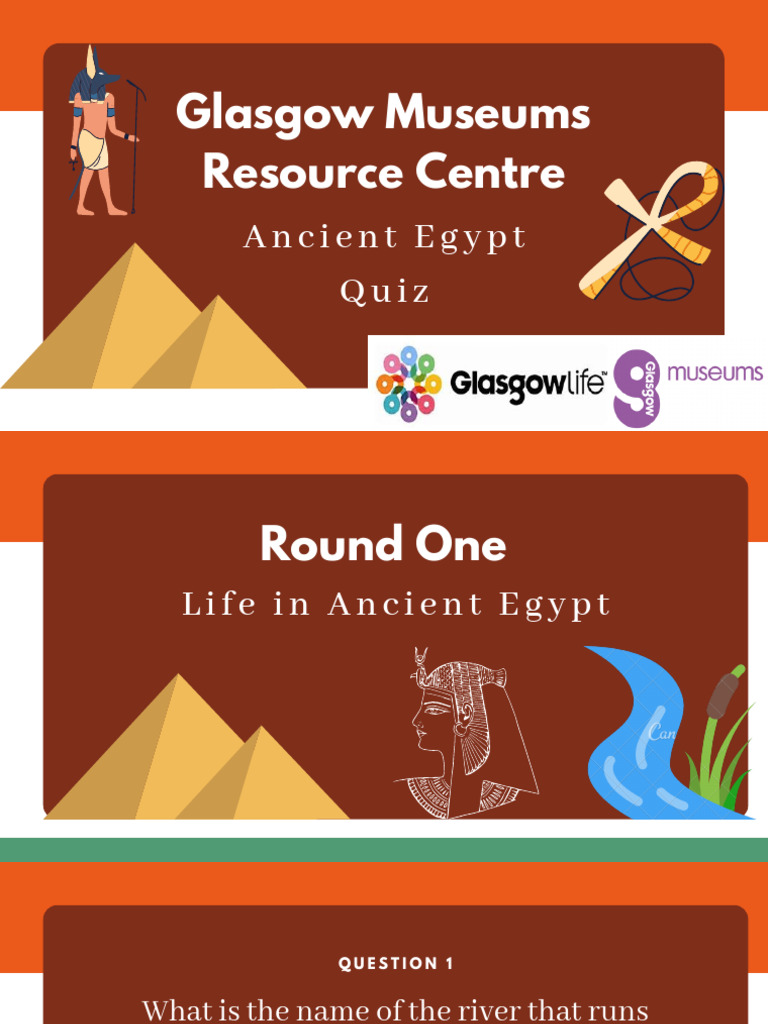 GMRC Ancient Egypt Quiz 1 | PDF