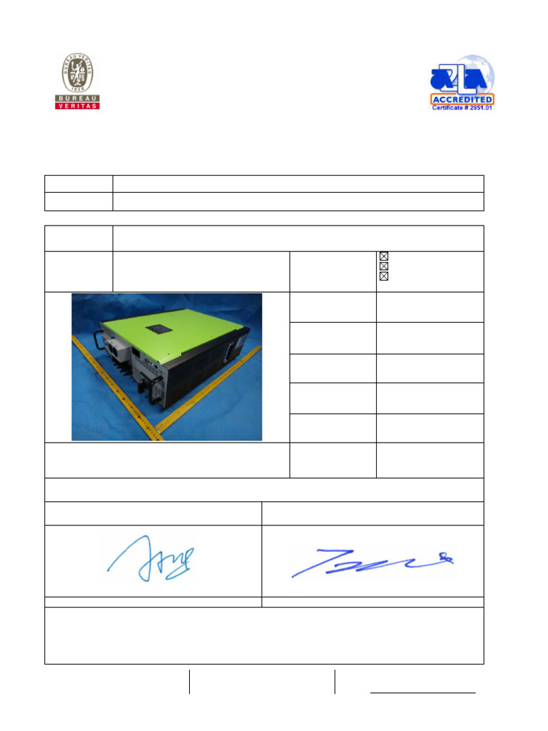 IEC 62109 of InfiniSolar 10KW | PDF