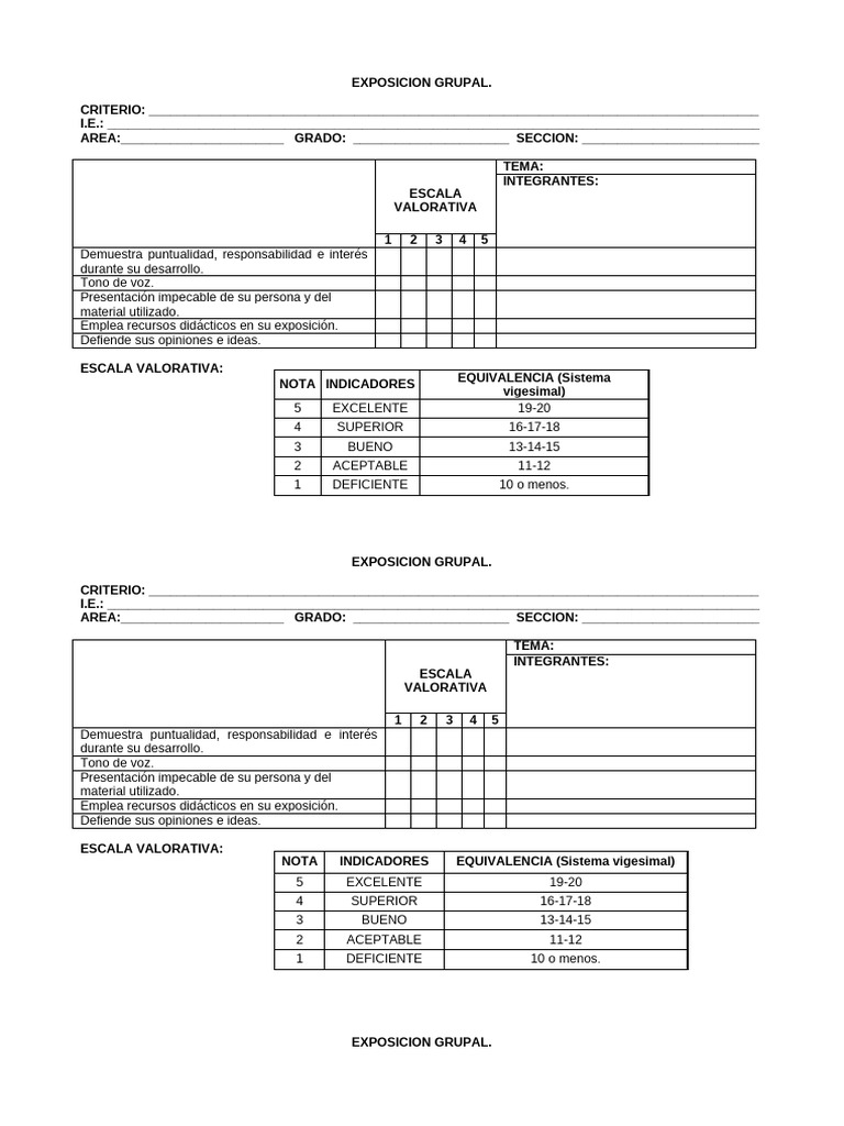 Exposicion Grupal | PDF
