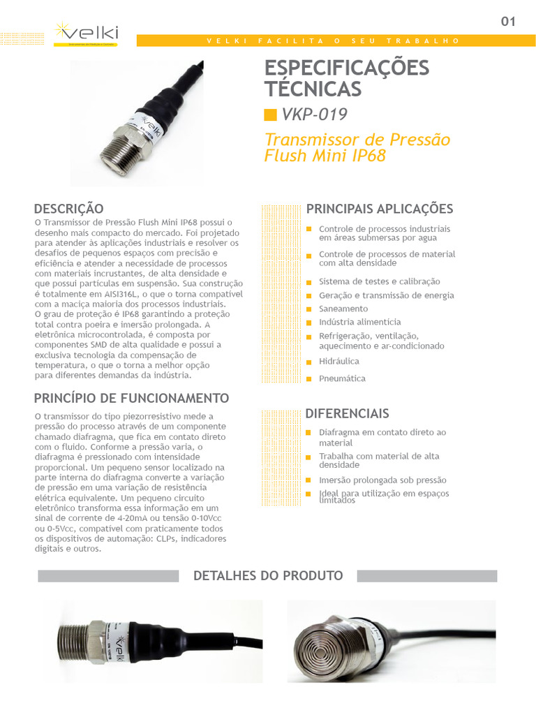 Velki Manual VKP 019 Flush Mini Ip68 | PDF