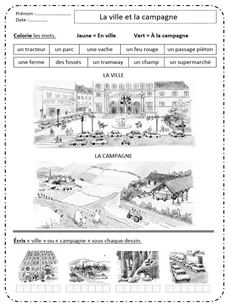 ET06 La Ville Et La Campagne | PDF