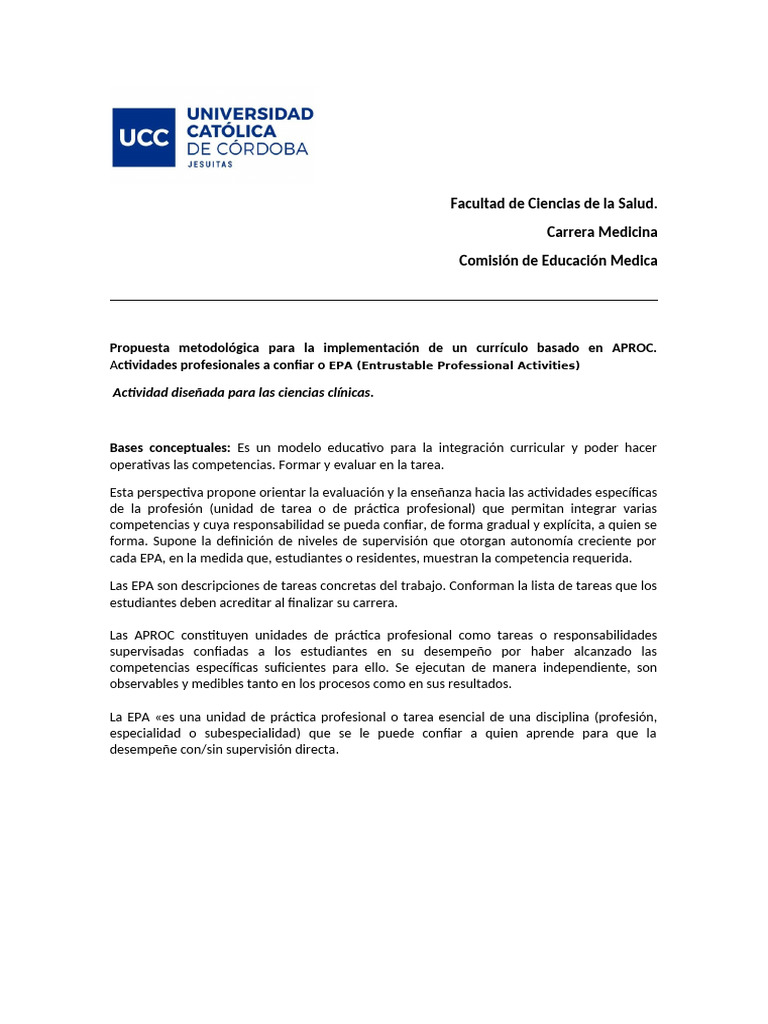 APROC Proyecto UCC Grado | PDF