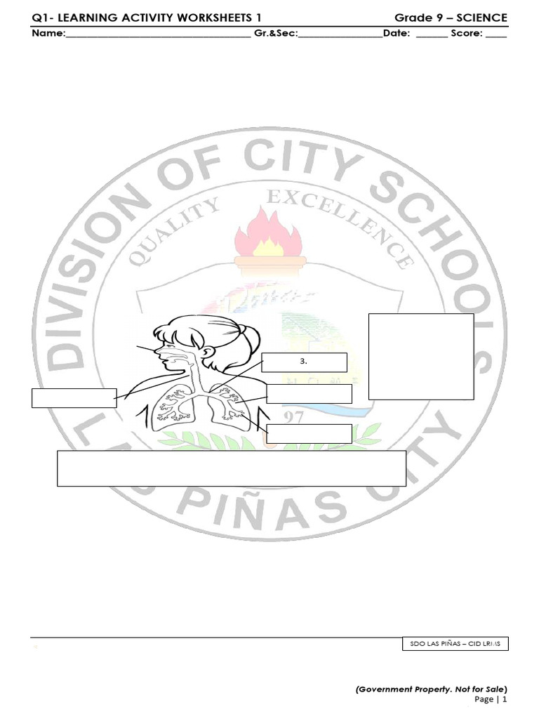 Q1 G9 Science Law 1 | PDF