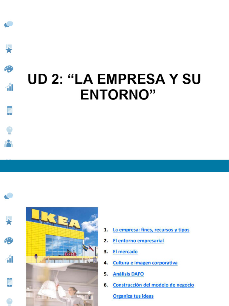 EIE UD 2 La Empresa y Su Entorno - Alumno | PDF