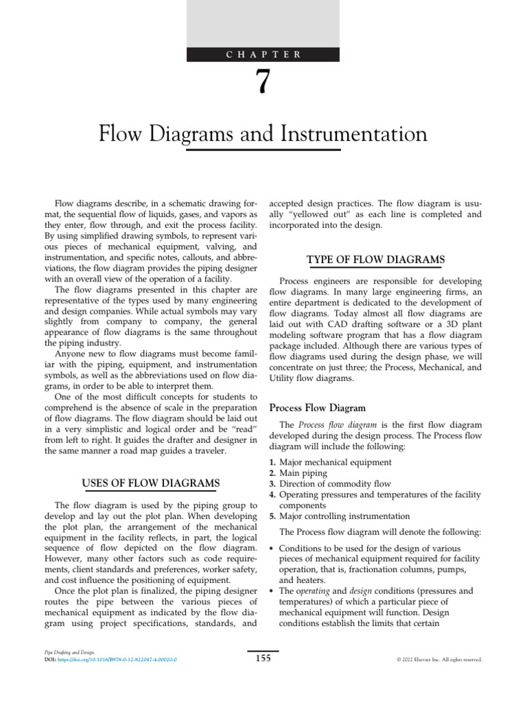 Flow Diagrams and Instrumentation | PDF