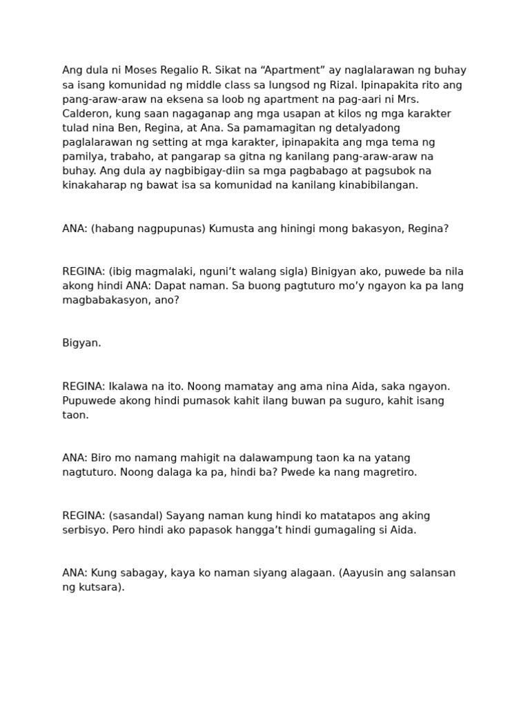 Script Moses Moses | PDF