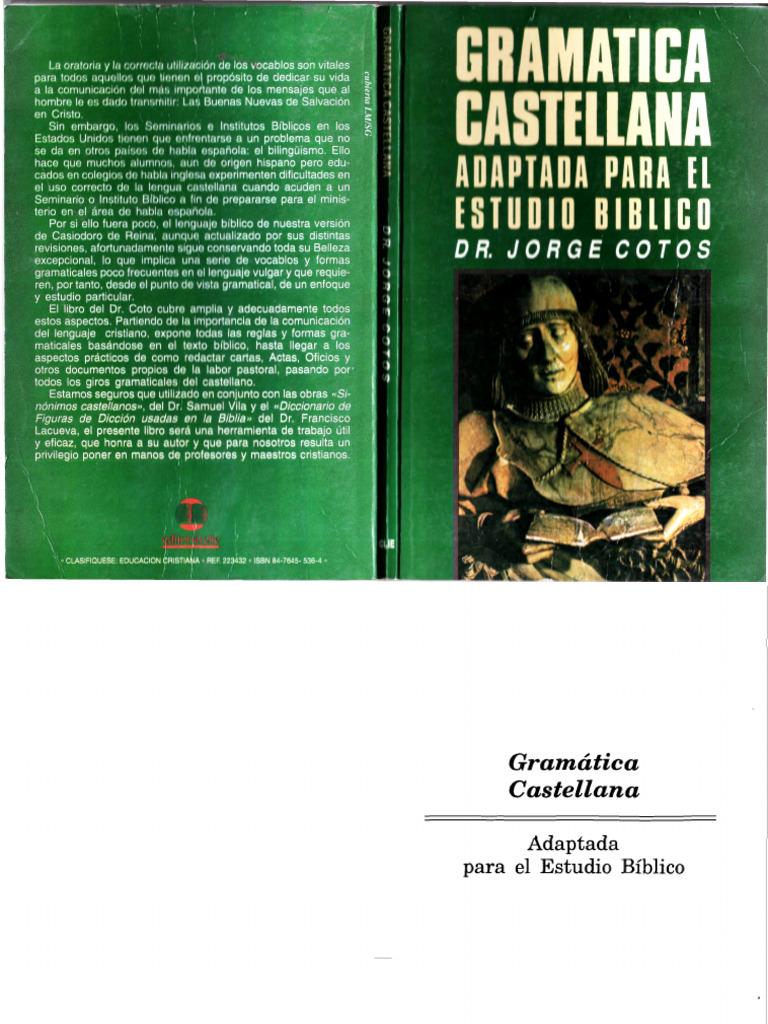 GRAMATICA Castellana Jorge Cotos | PDF