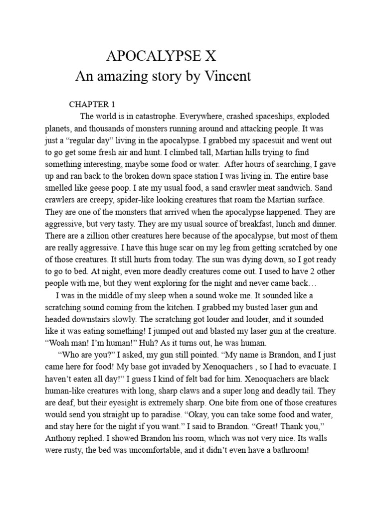 Apocalypse X MAIN | PDF