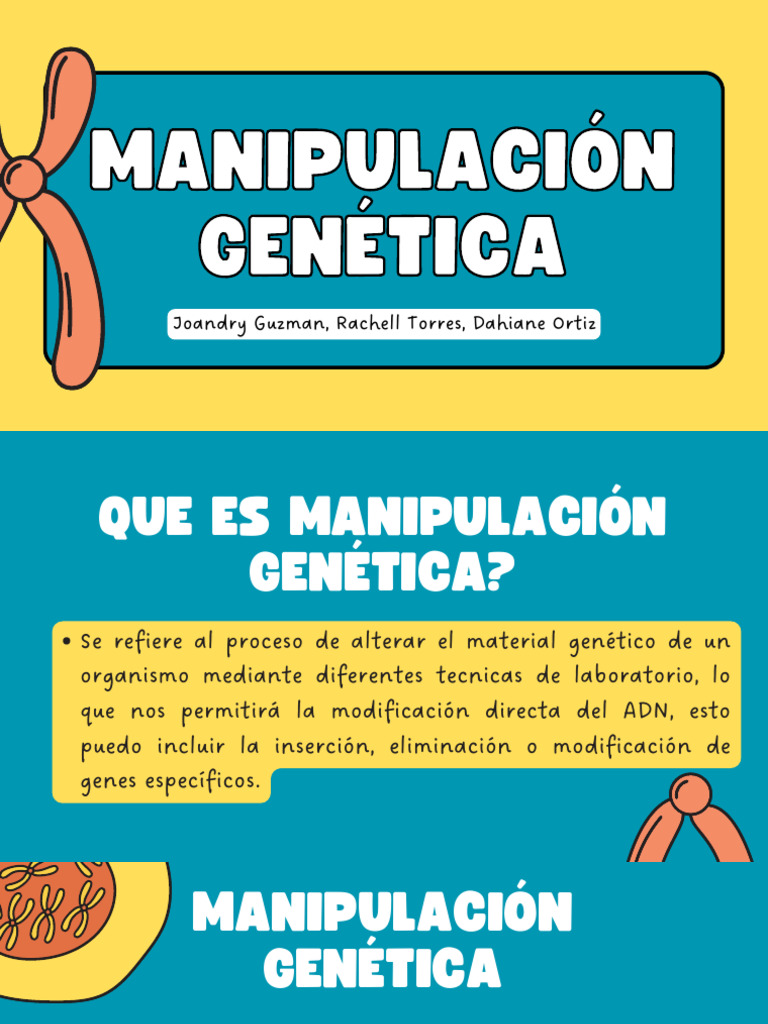Manipulación Genetica | PDF