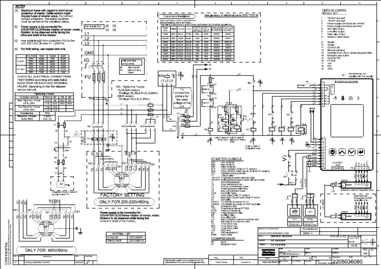 G 15L-22 cULus-cCSAus Electrical Diagram Brendola 2205036080 | PDF