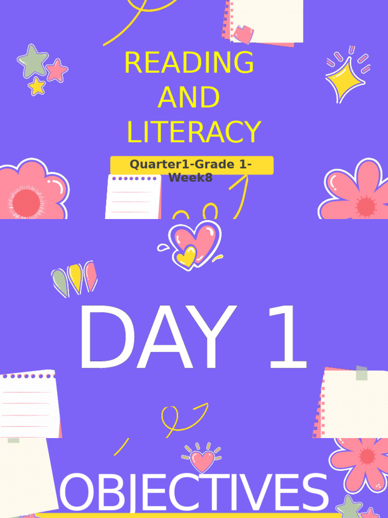 Week8-Reading and Literacy | PDF