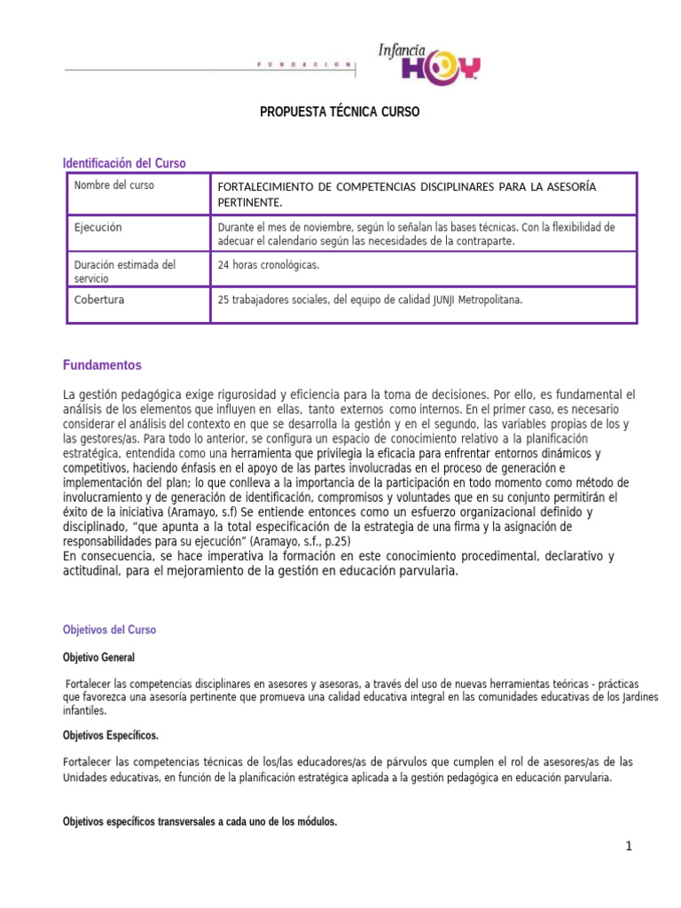 Propuesta - Técnica - Obj. 5 | PDF