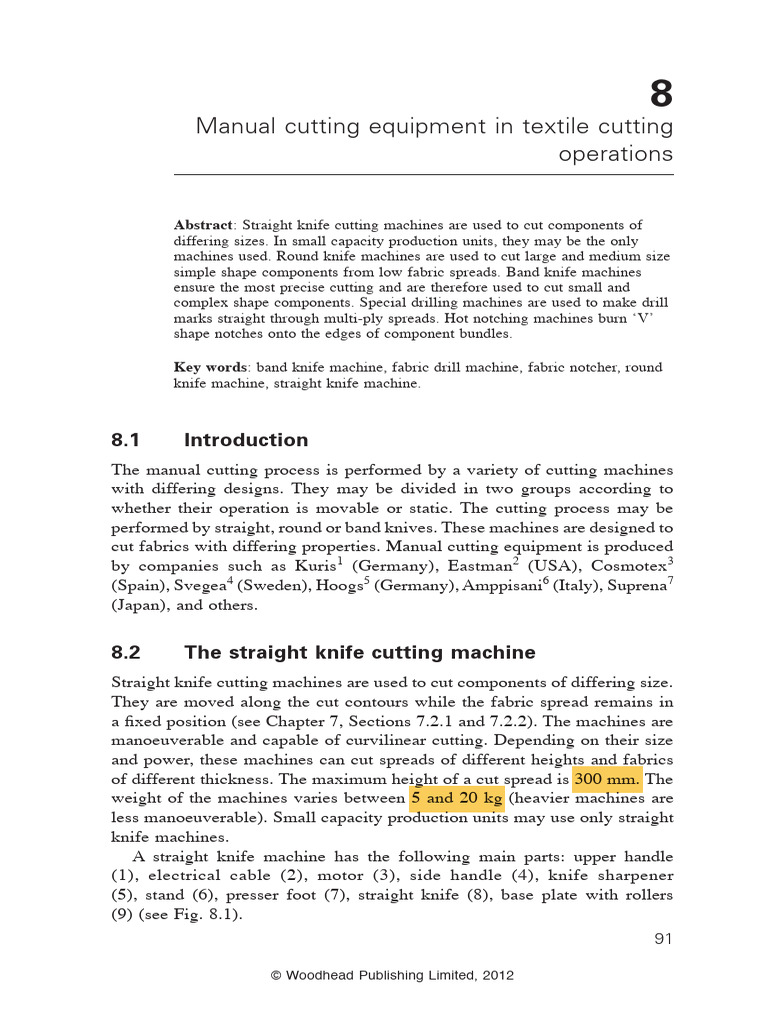 4.straight Knife - Band Knife - Rotary Knife | PDF