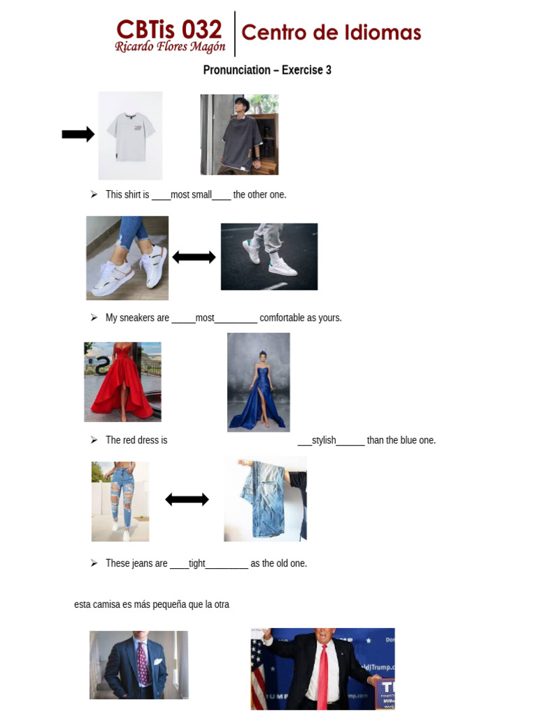 Pronunciation - Exercise 3 | PDF