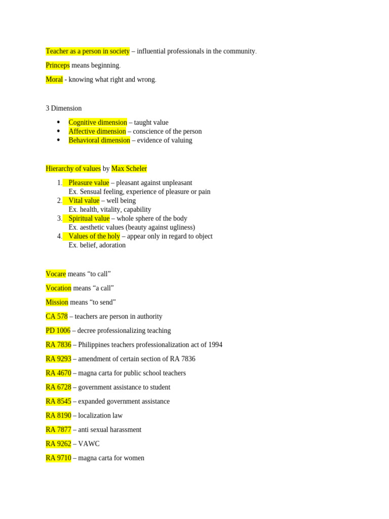 ProfED Reviewer | PDF