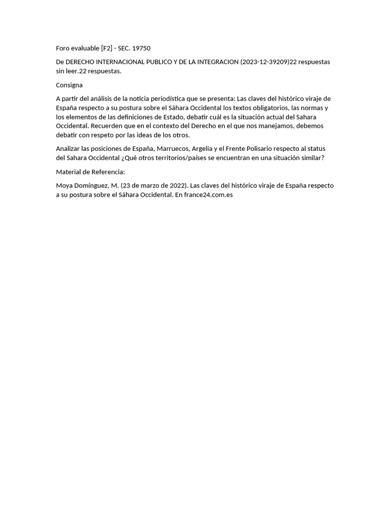 Foro Evaluable 2 | PDF