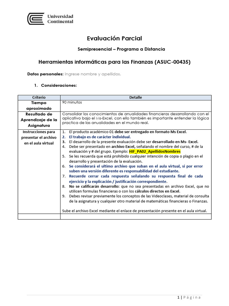 Evaluac Parcial 2024 | PDF