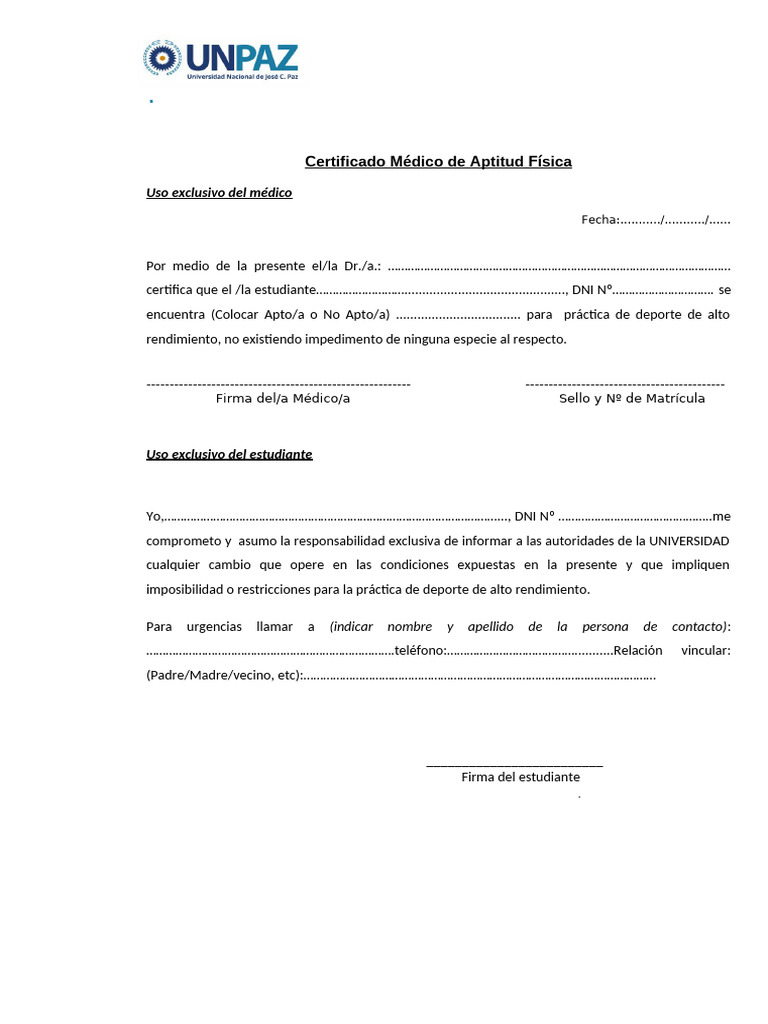 Apto Fisico Competitivo | PDF