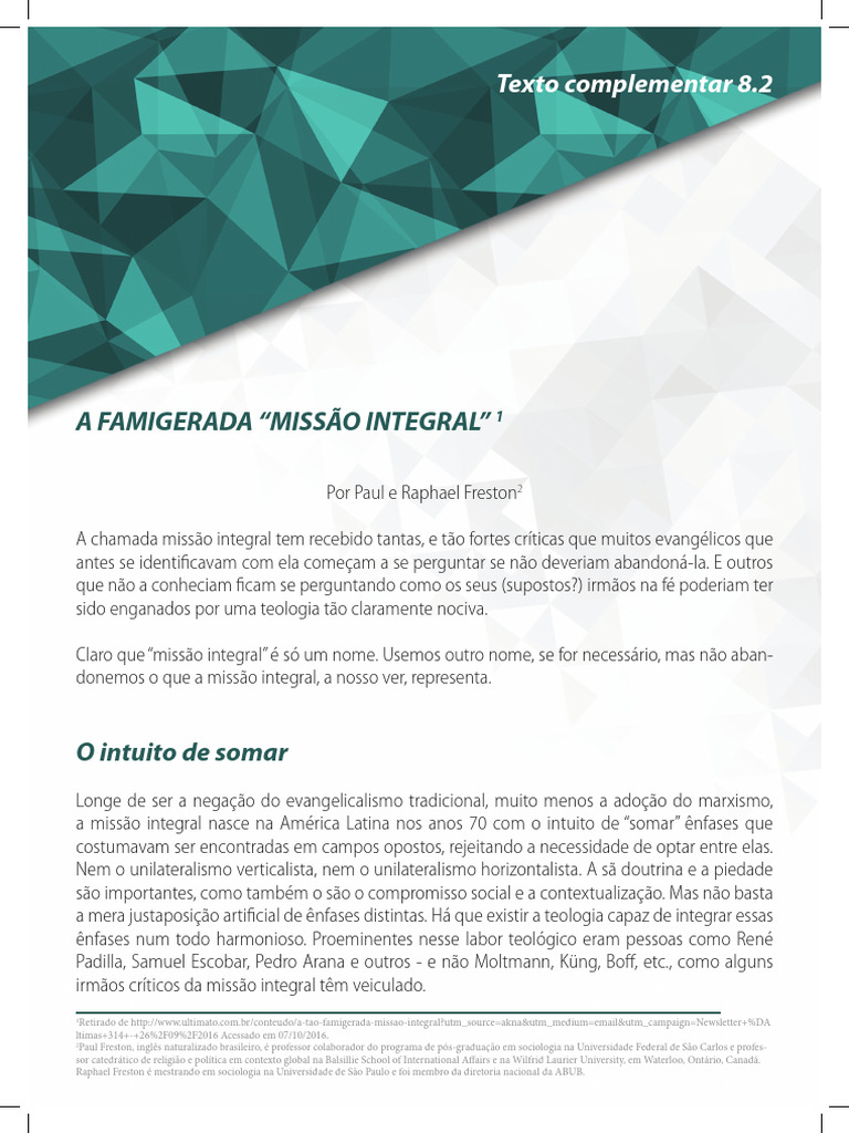 Texto Complementar 8.2 | PDF
