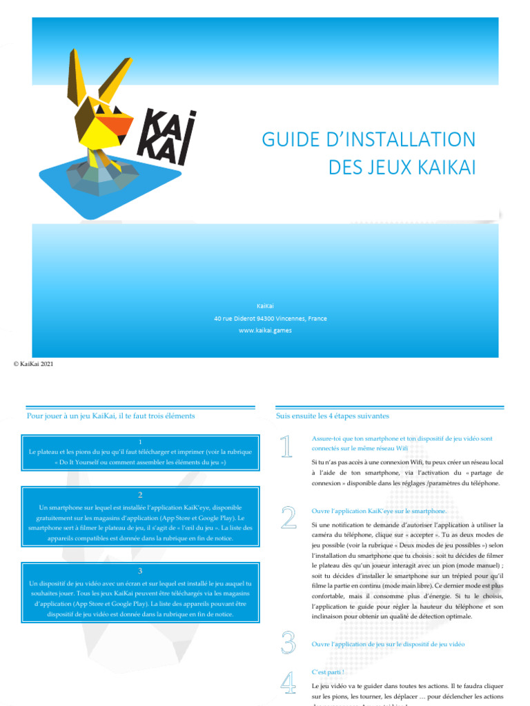 Guide Installation V1.0 FR | PDF