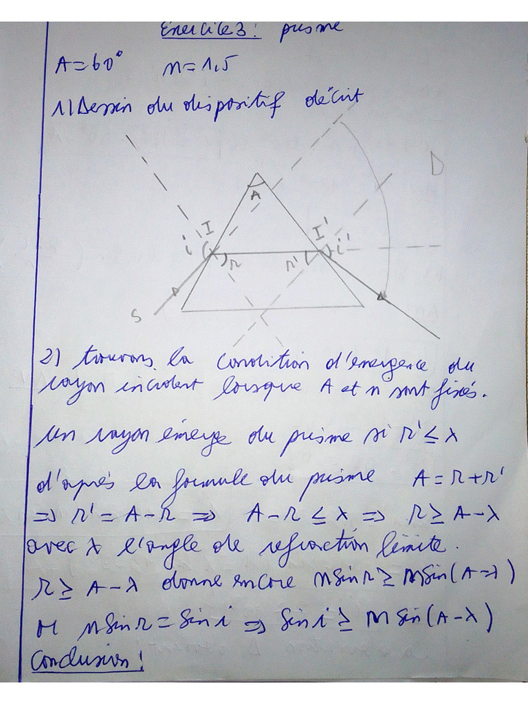 Cc Optique Correction | PDF