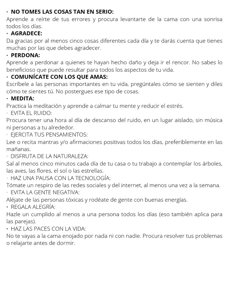 Hábitos Saludables para Mejorar tu Vida | PDF | Alimentos