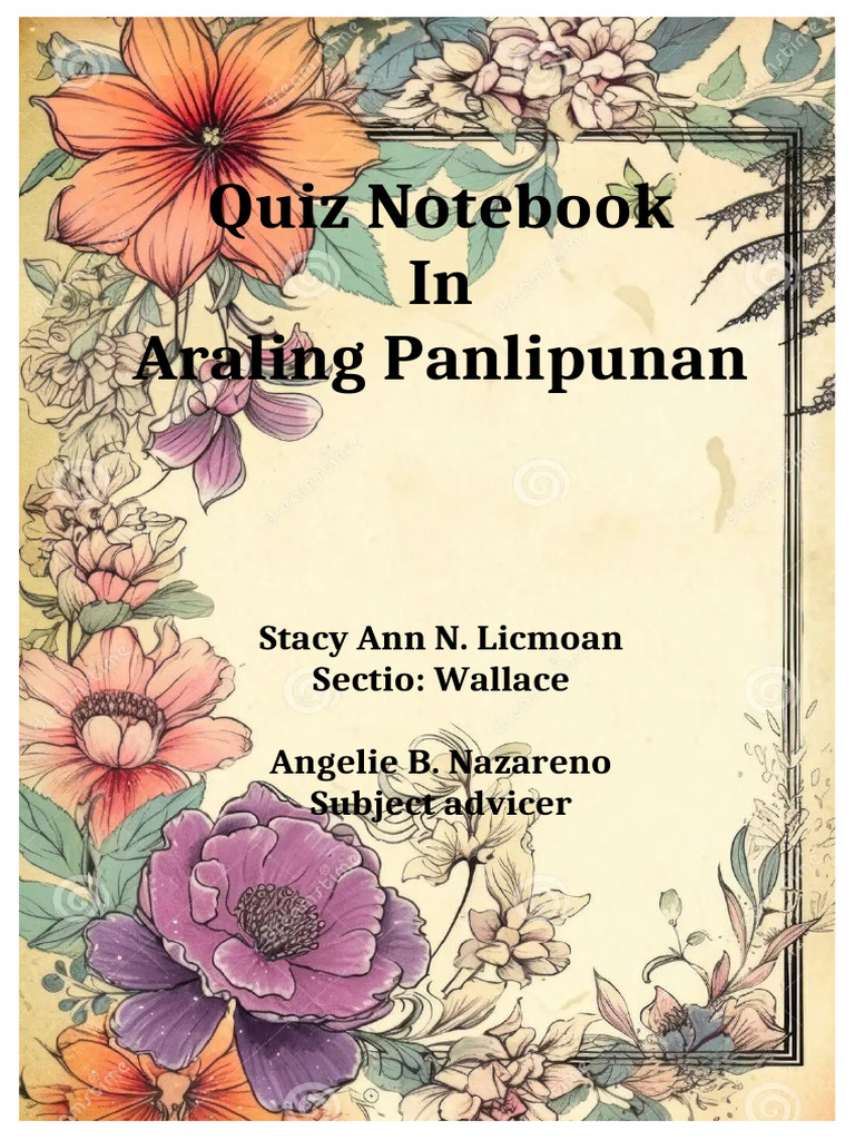 Note Book Cover | PDF