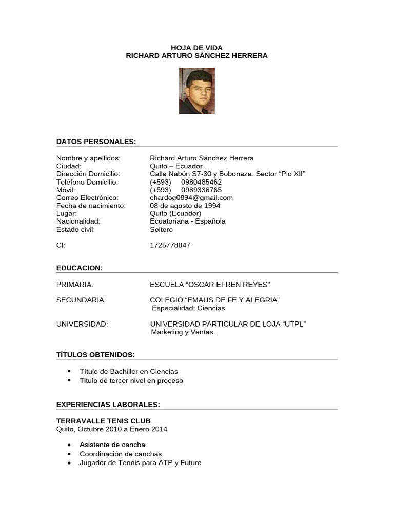 Archivo Adjun | PDF | Ecuador | Crecimiento personal y profesional