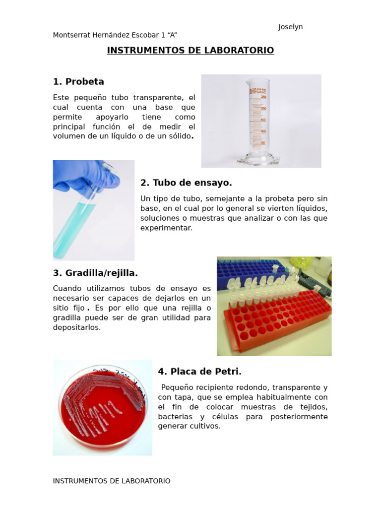 Instrumentos de Laboratorio 2 | PDF
