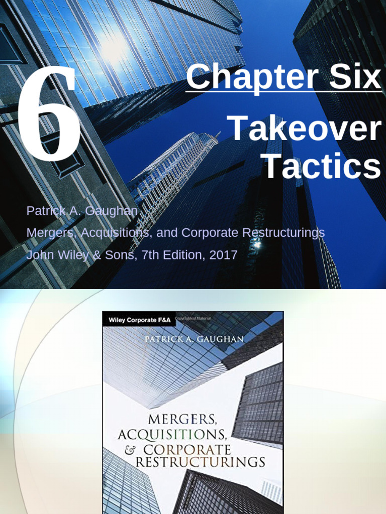 Chapter 6 Takeover Tactics | PDF