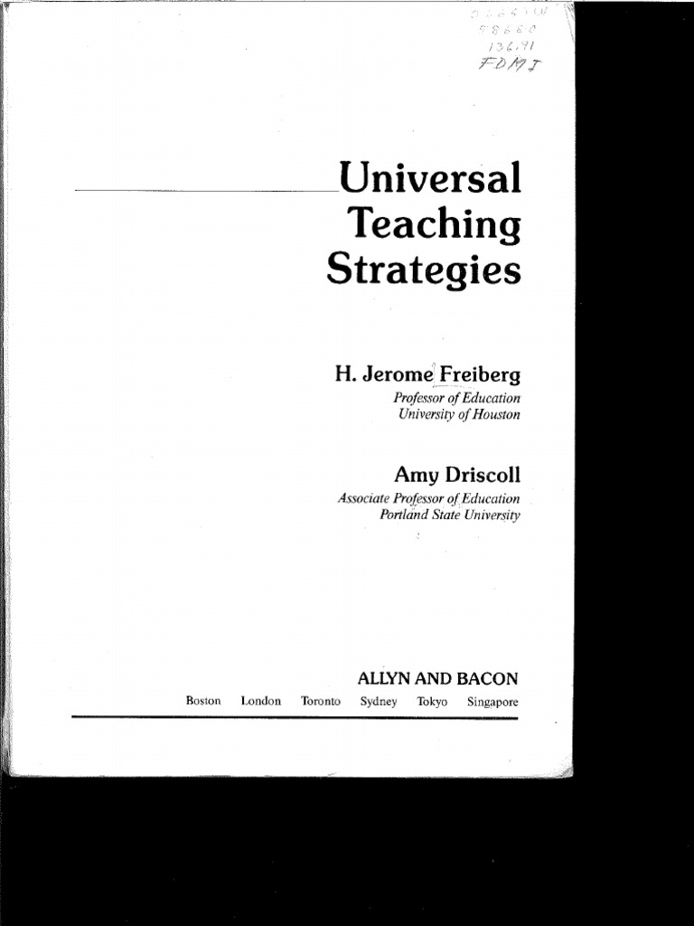 Universal Teaching Strategies Cap 2 | PDF