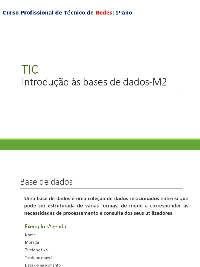 Teoria Access Enviar | PDF