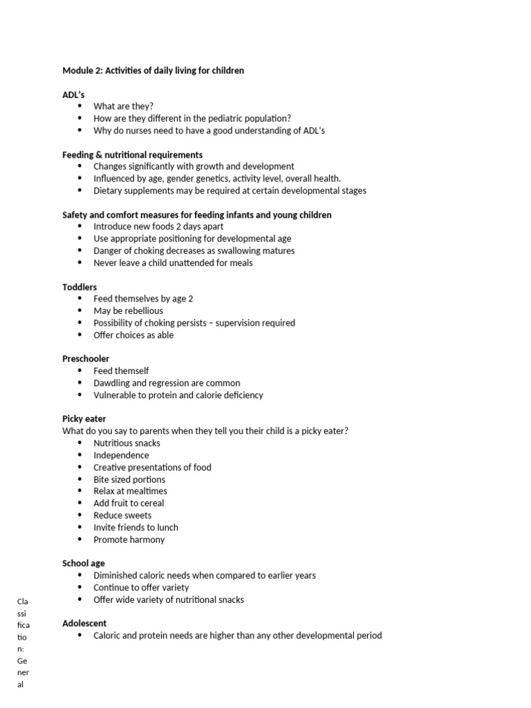 Module 2 PED | PDF | Childhood Obesity | Child Abuse
