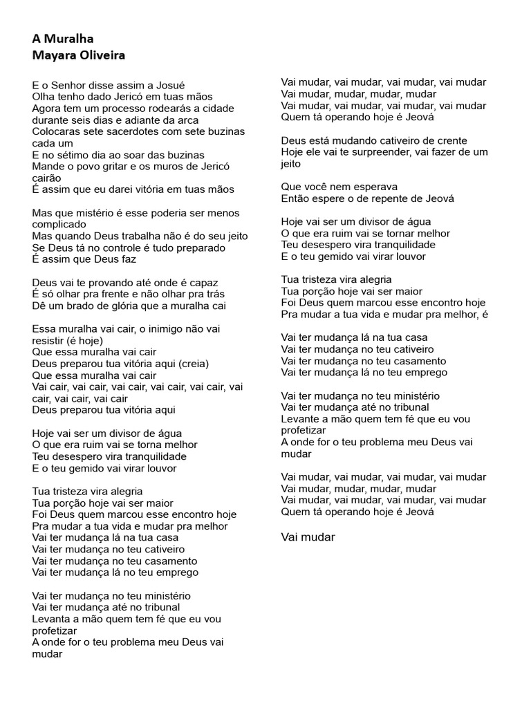 A Muralha-Mayara Oliveira | PDF