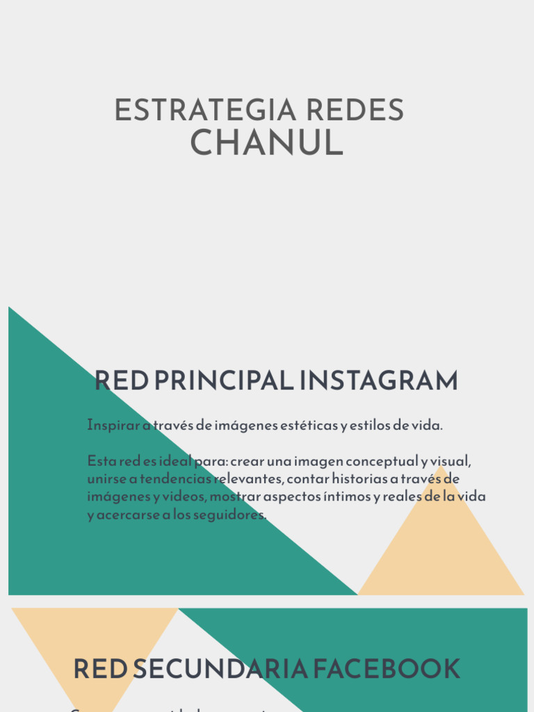 Estrategia Chanul | PDF