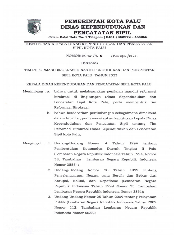 SK Tim RB 2023 | PDF