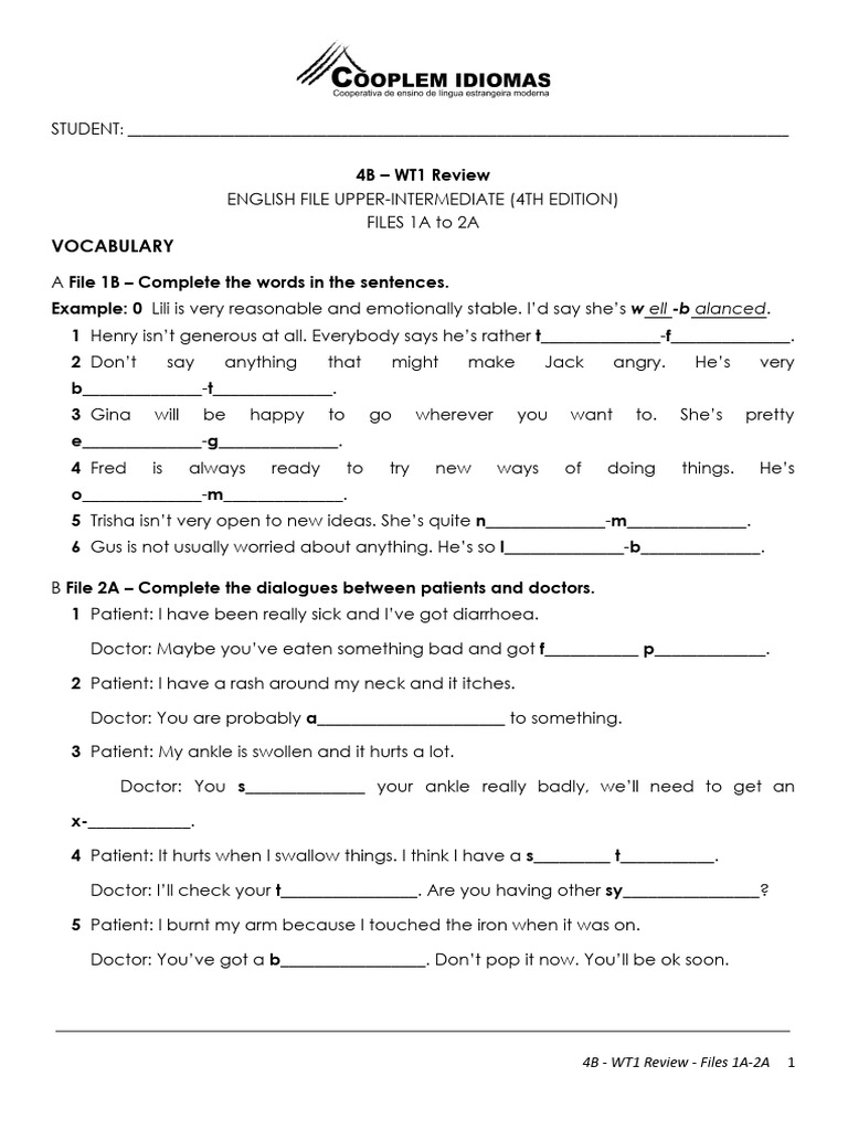 4B - WT1 Review - Files 1A-2A | PDF