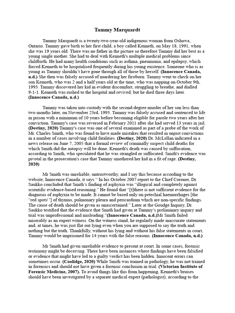 Culminating - Tammy Marquardt | PDF