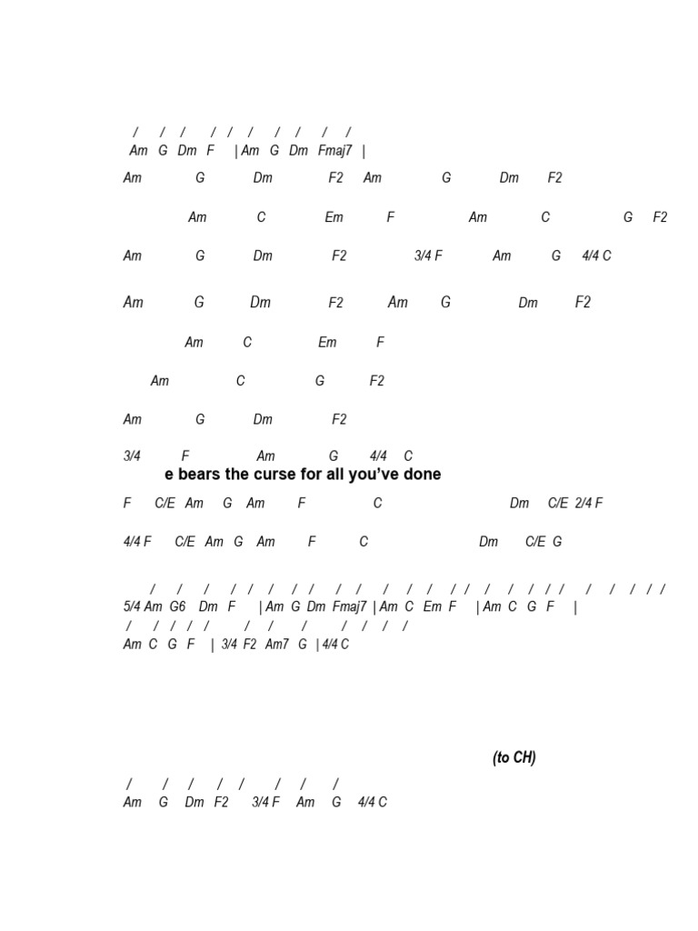 Come o Sinner TGC Rec Am Chart | PDF