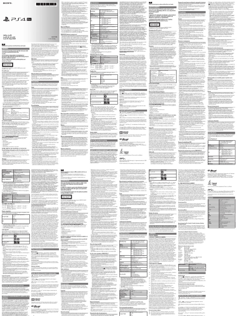 Manual Play Station | PDF | Computer Hardware | Computer Engineering