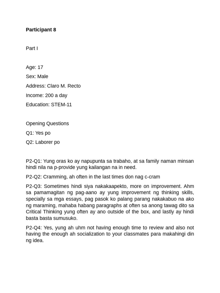Participant 8 | PDF