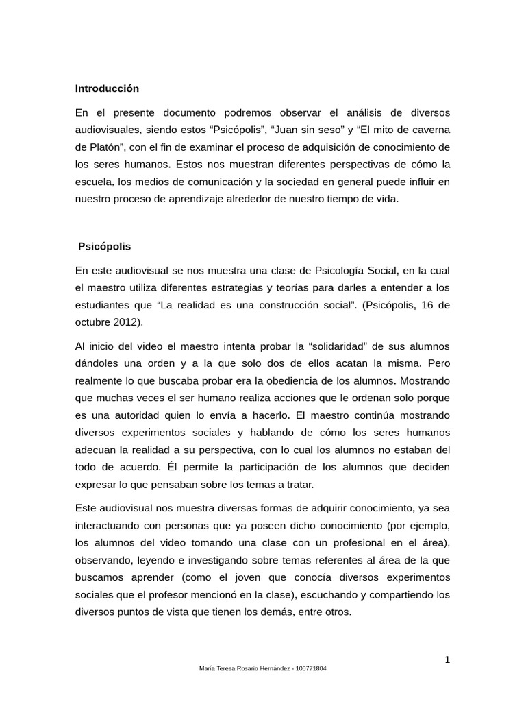Cómo El Ser Humano Adquiere Conocimiento | PDF | Conocimiento | Ciencia ...